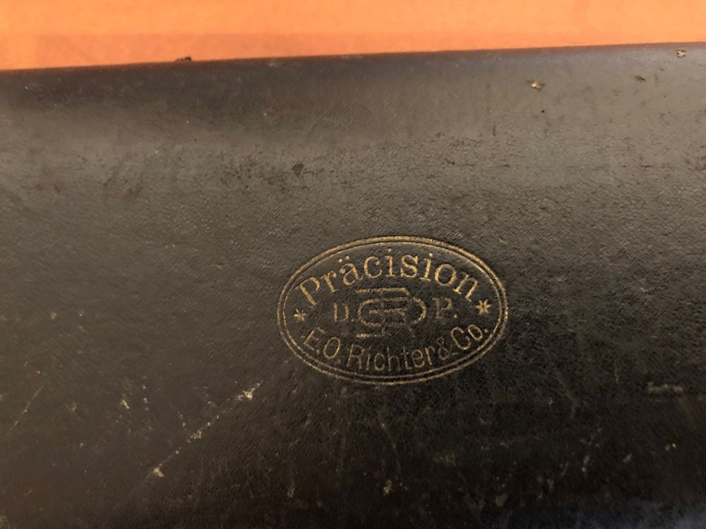 Zirkelkasten - Präcision, E.O.Richter & Co - antik (Gebraucht) in ...