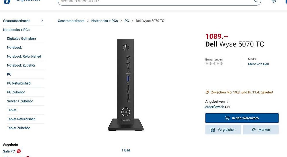 wie NEU, DELL 5070, bis Win. 11,Office, 32 GB RAM und 1T SSD (Neu ...