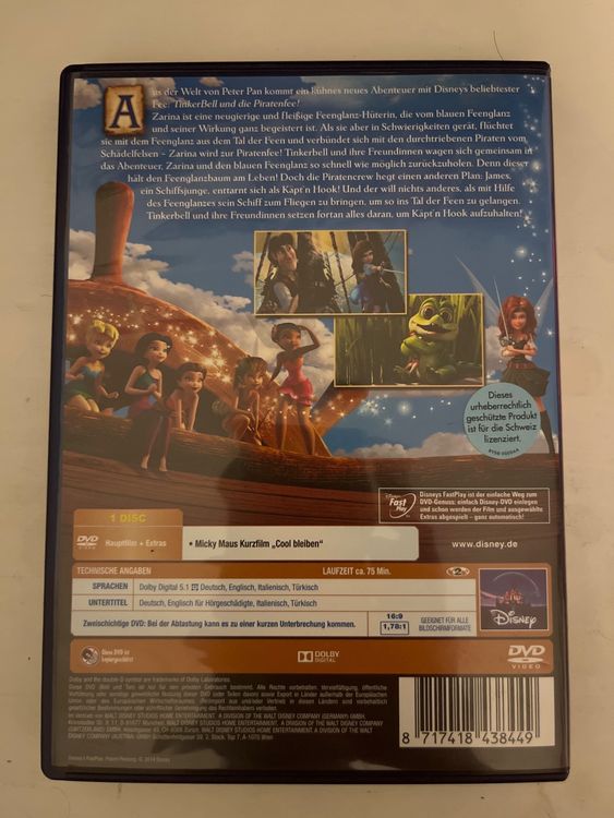 Disney DVD | Tinkerbell - Piratenfee 📀 (Neu (gemäss Beschreibung)) in Sierre für CHF 5.95 – mit ...