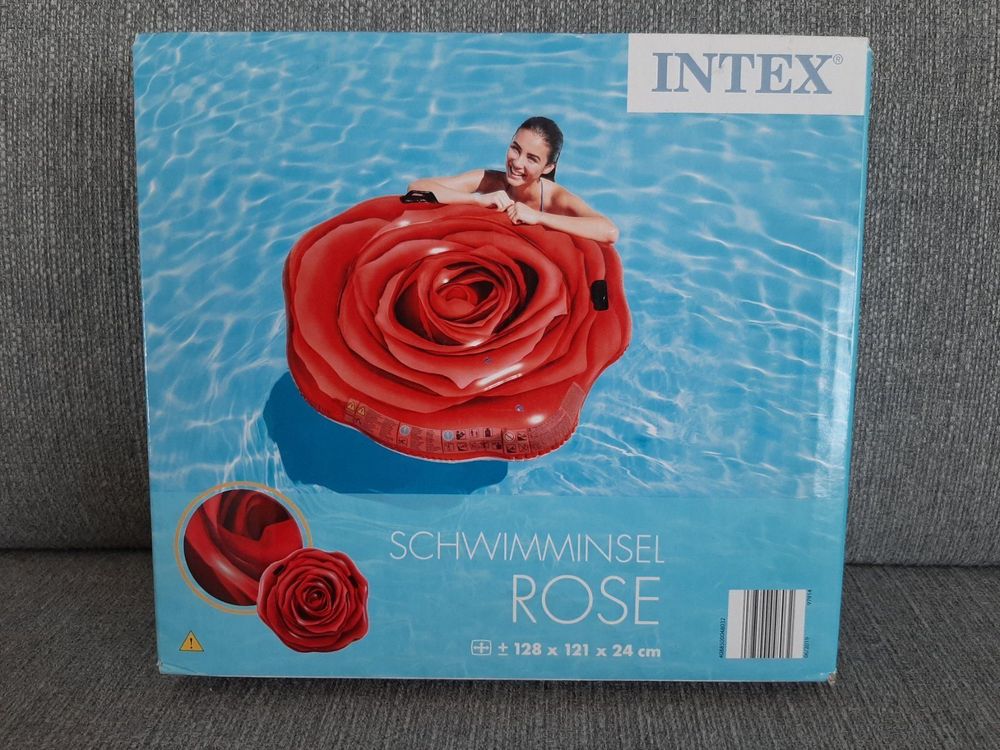 Aufblasbare Schwimminsel Rose, Intex (Neu und originalverpackt) in Wil ...