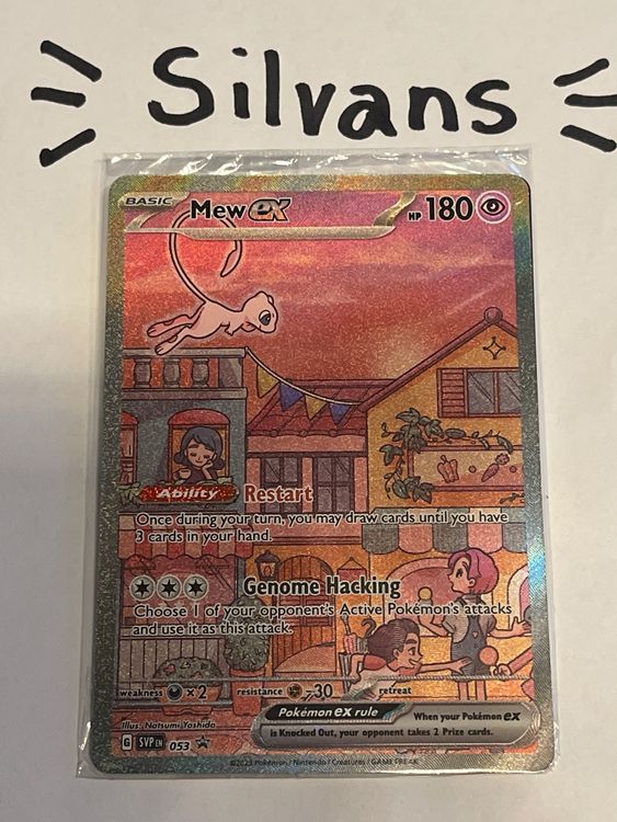 Mew ex Spezial Illustration Black Star Promo SVP053 Englisch | Kaufen ...