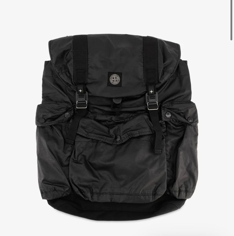 Stone Island Rucksack STONE ISLAND MUSSOLA GOMMATA CANVAS PR (Gebraucht ...