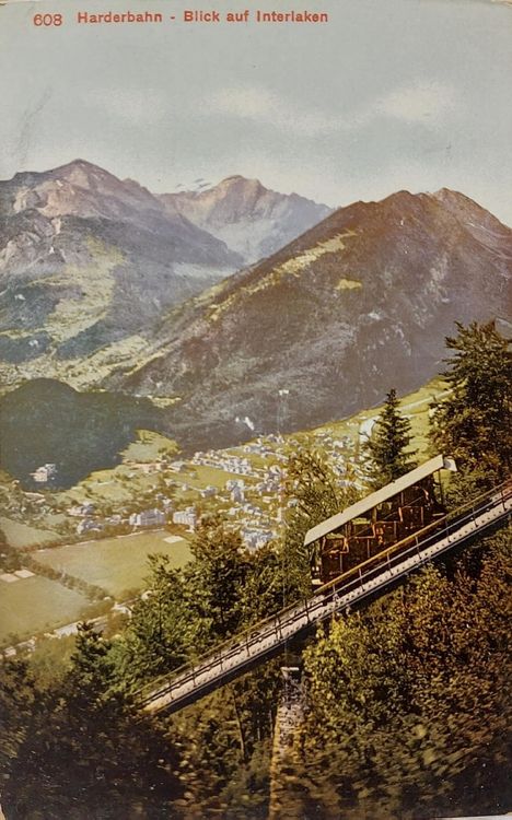 HARDERBAHN - Blick auf Interlaken (D'occasion) à Delémont pour CHF 2.2 ...