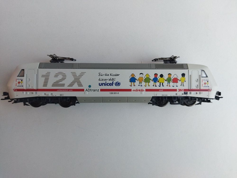E-Lok BR 128 "UNICEF" der DB von Märklin H0 HAMO GS (Neu und ...