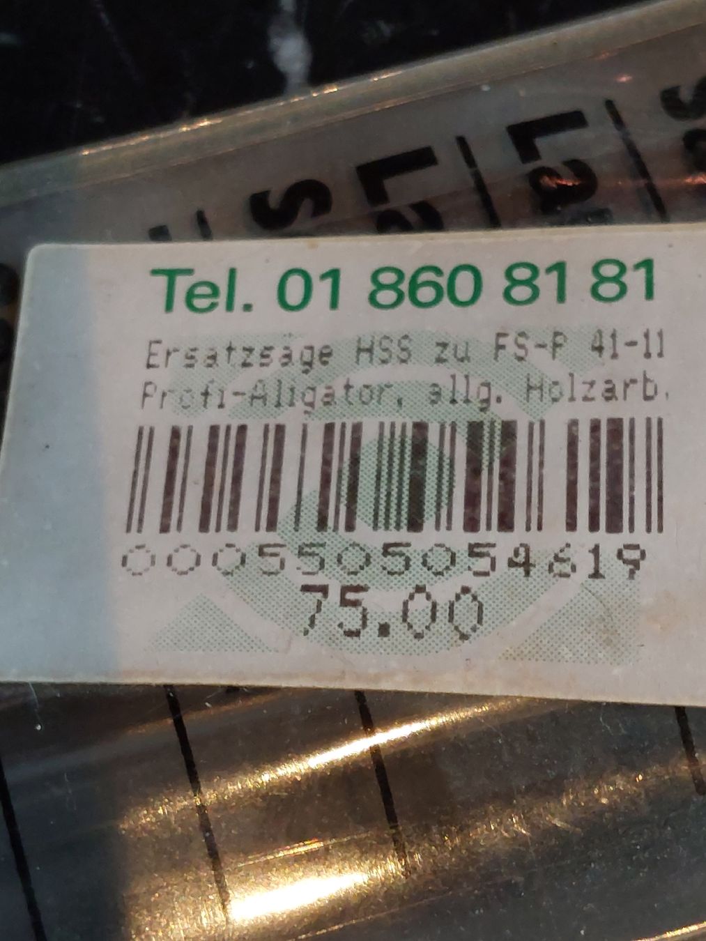 Black&Decker Alligator FS-P41-11 Ersatzsäge HSS, neu! (Neu und originalverpackt) in Höri für CHF ...