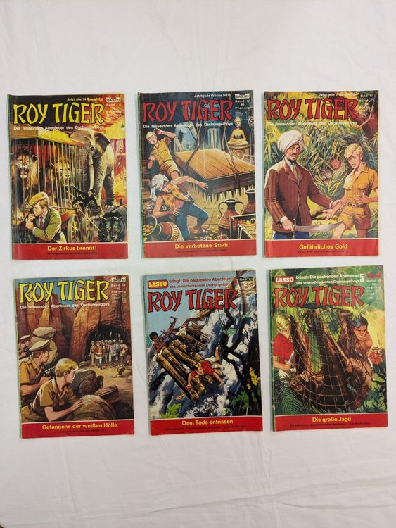 Comics Roy Tiger 6Stk. | Kaufen auf Ricardo