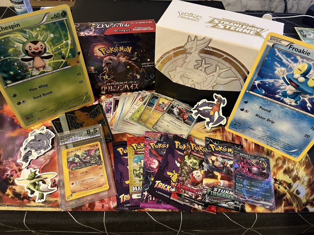 Pokémon Karten Sammlung Booster Display Swiss Graded, PSA (Gebraucht ...