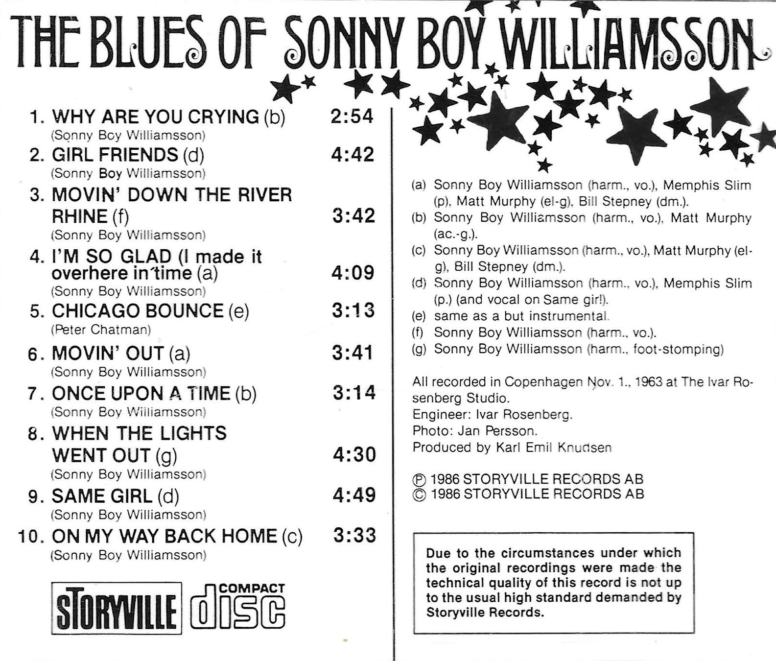 Sonny Boy Williamson - The Blues Of (Gebraucht) in Savagnier für CHF 6 – mit Lieferung auf ...