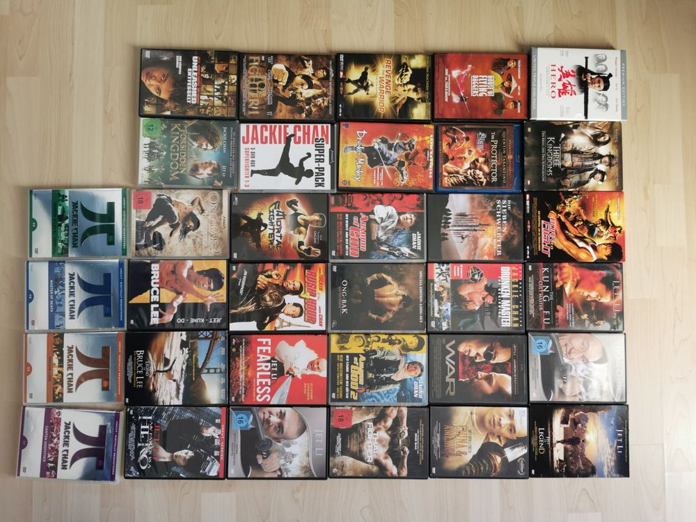 34 Martial Arts DVD Sammlung / Kampfkunst / Kung Fu (Gebraucht) in ...
