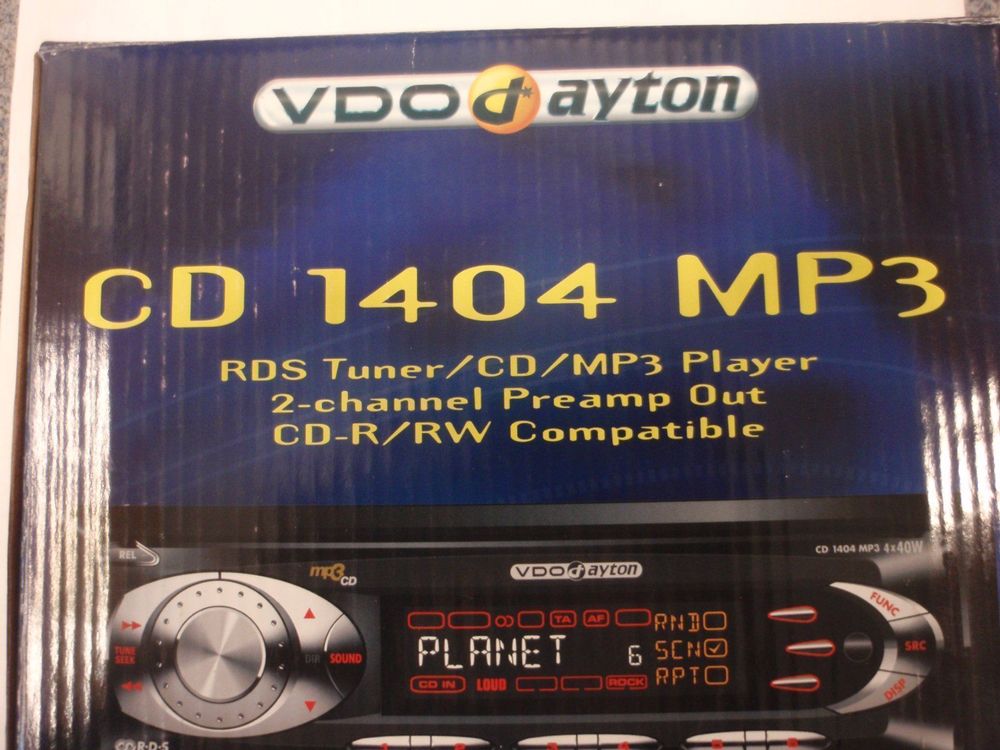 Autoradio VDO dayton 1404 mit CD / MP3 (Neu und originalverpackt) in Boswil für CHF 35 – nur ...