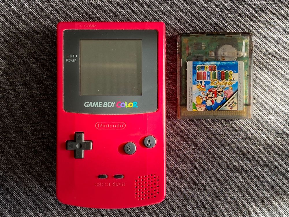 Gameboy Color + Spiel Super Mario Bros Deluxe | Kaufen auf Ricardo