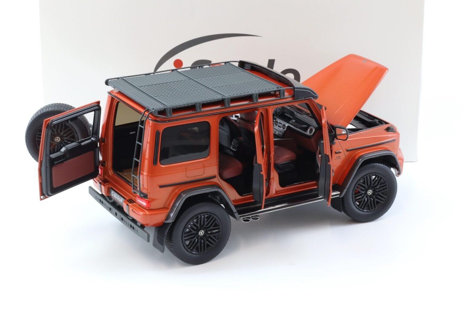 Mercedes AMG G63 2022 copper orange 1:18 iScale Limitiert (Neu und ...
