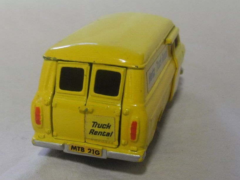 DINKY TOYS FORD TRANSIT VAN HERTZ TRUCK RENTAL LEICHT BESP. (Gebraucht ...