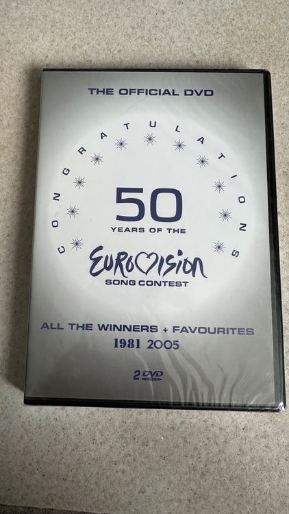50 Years of the Eurovision Song Contest DVD (Neu und originalverpackt ...