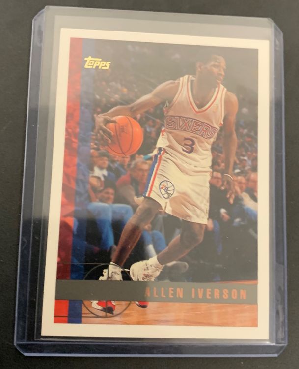 NBA Allen Iverson Topps 2nd Year Card (Neu (gemäss Beschreibung)) in ...