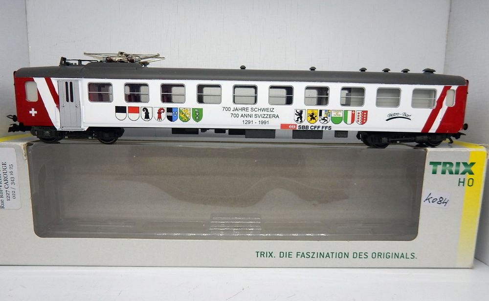 HO - TRIX - CFF/SBB - Wagon Restaurant Livrée 700 ème CH (Gebraucht) in Locarno für CHF 184.5 ...