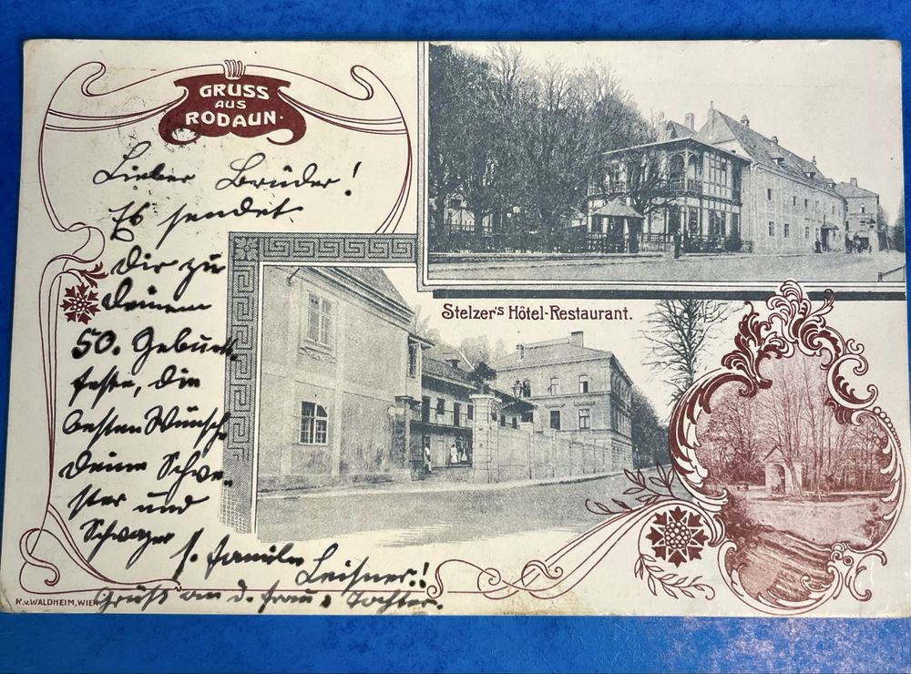 AK Rodaun Wien gelaufen mit Briefmarke (Gebraucht) in Emmenbrücke für ...