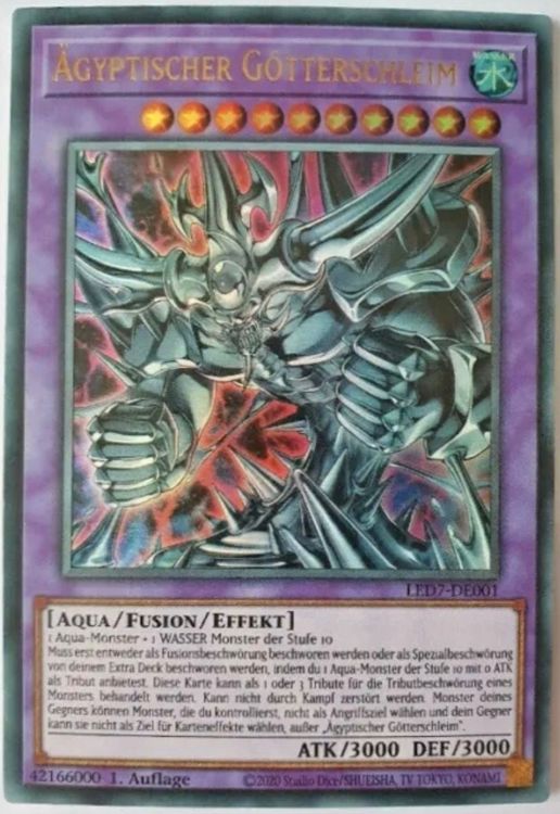 YuGiOh Collectors Rare | Ägyptischer Götterschleim | Kaufen auf Ricardo