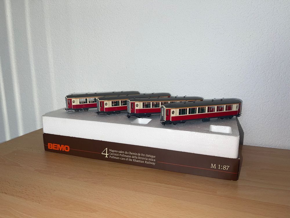 BEMO RhB Salonwagen Set 3272/S, 4-teilig OVP (Neu und originalverpackt) in Zürich für CHF 86 ...