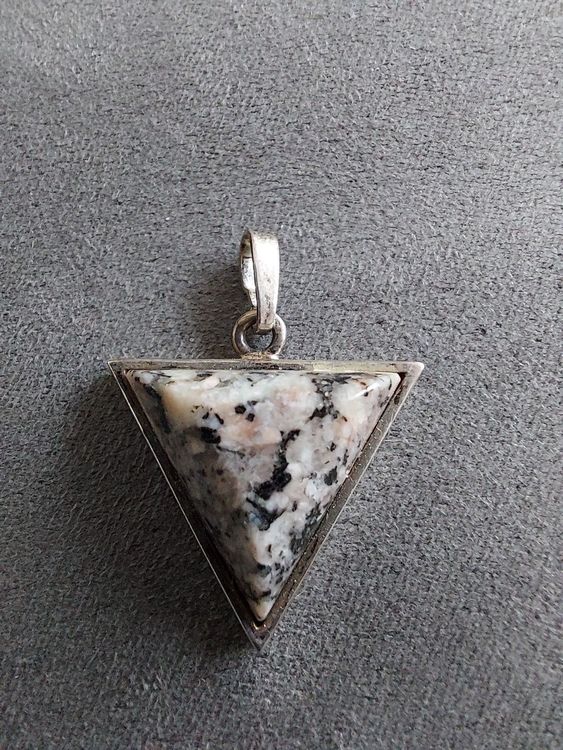 Silberanhänger mit Stein | Kaufen auf Ricardo