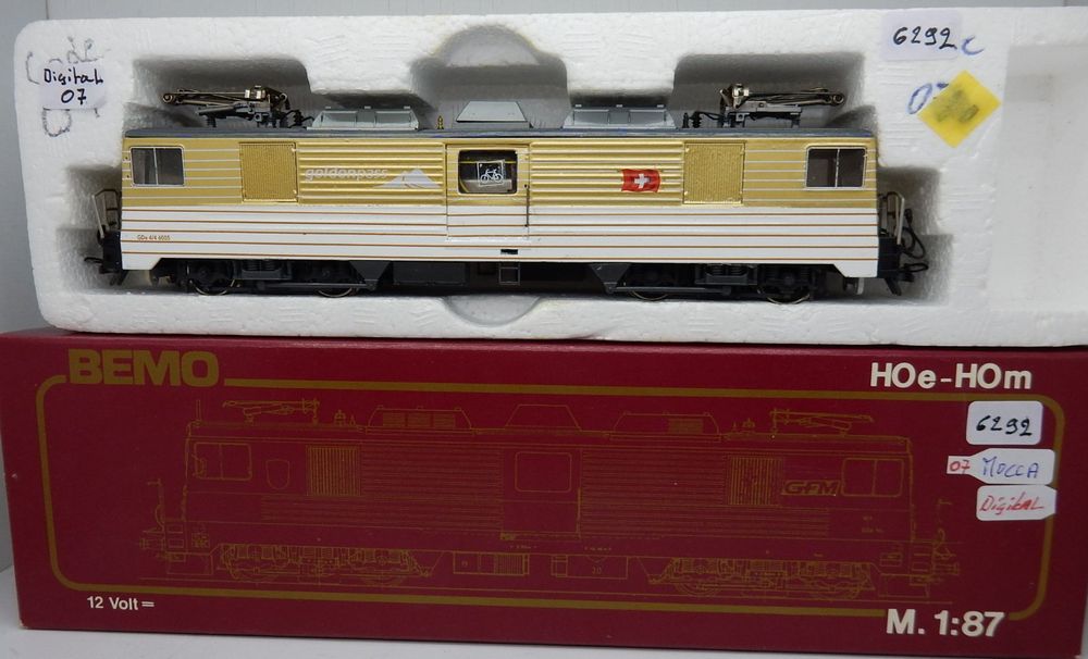Hom- Digital - Bemo - MOB "Goldenpass"- Loc GDe 4/4 6005 (Gebraucht) in Locarno für CHF 202.6 ...