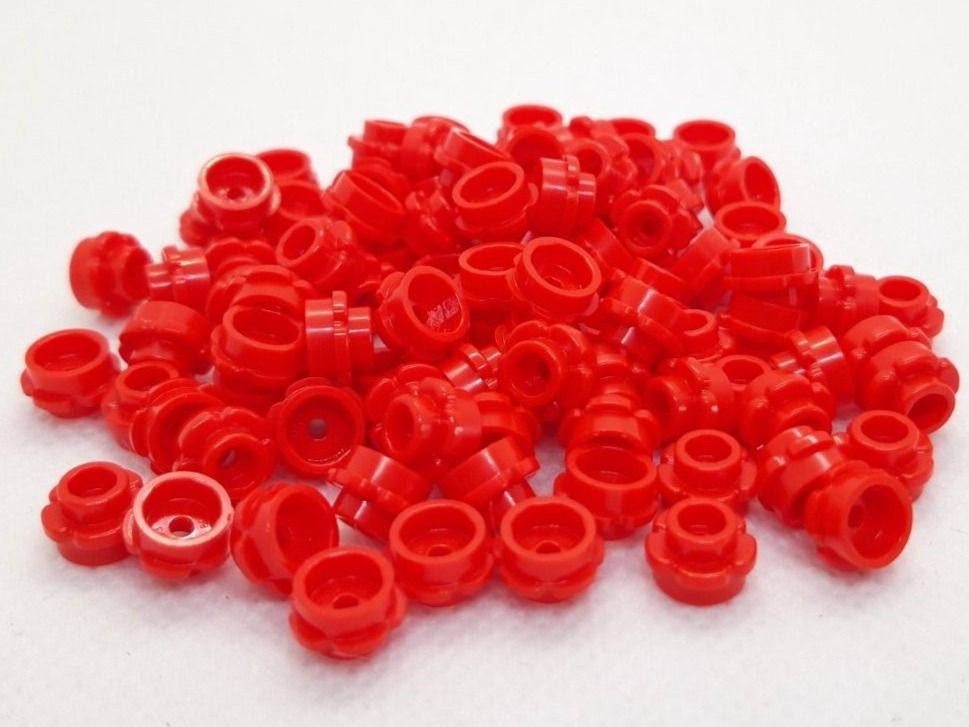 Lego 100 Stk. Flower 1x1 - Rot (Neu (gemäss Beschreibung)) in Inwil für ...