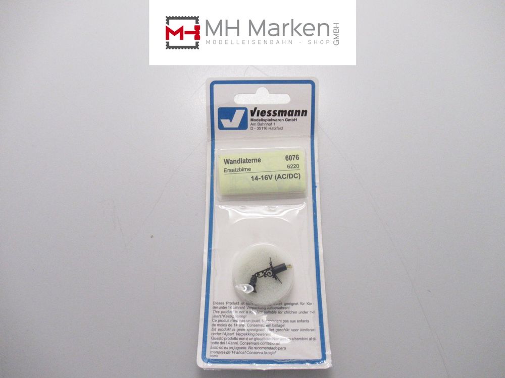 Viessmann 6076 H0 Wandlaterne, LED warmweiß | Kaufen auf Ricardo