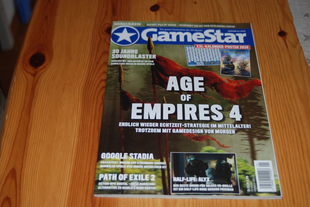Heft GameStar 01/2020 Poster wurde nie Aufgehängt (Gebraucht) in Basel ...