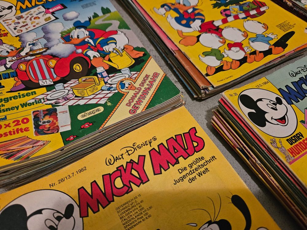 Sammlung - Knapp 160 Mickey Mouse Magazine aus den 80er | Kaufen auf ...