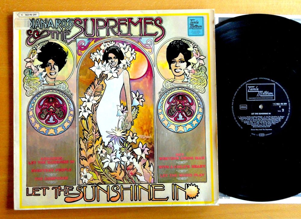 LP DIANA ROSS & THE SUPREMES let the sunshine in 1969 TAMLA (Gebraucht ...