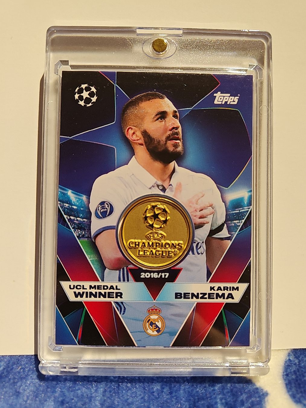 Topps Match Attax 25/26 UCL Medal Winner Relic Karim Benzema (Neu ...