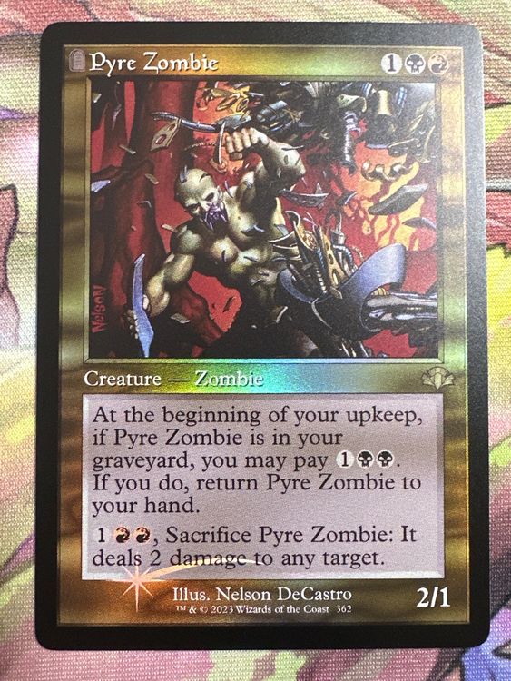 Pyre Zombie FOIL Variant 362 Dominaria Remastered | Kaufen auf Ricardo
