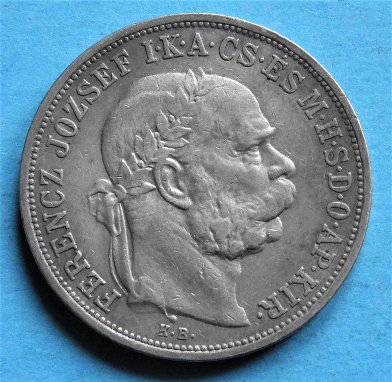 Österreich - Ungarn 5 Korona 1908 KB Franz Joseph Silber (Gebraucht) in ...