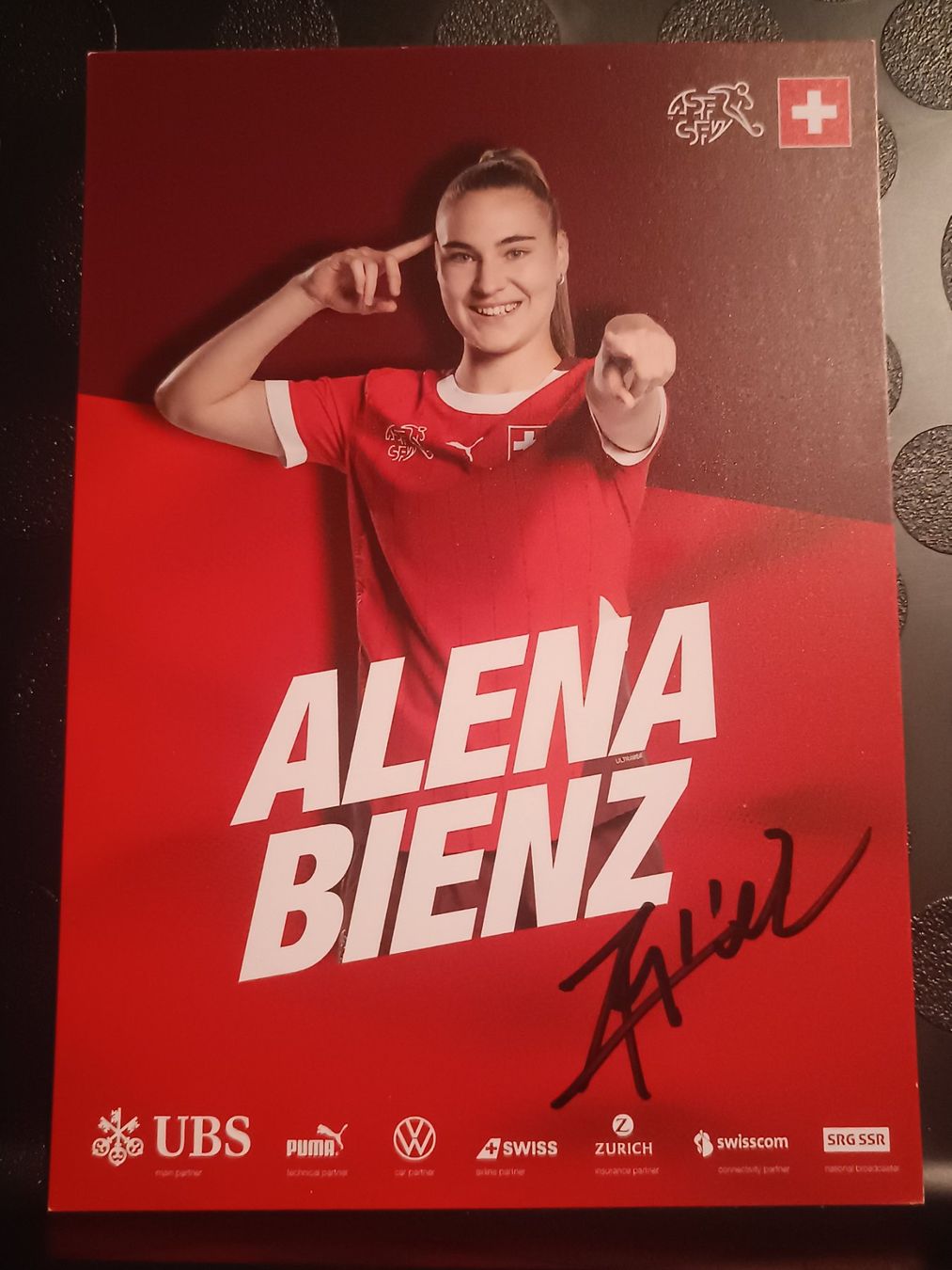 Alena Bienz - handsignierte SFV Karte - Hopp Schwizz 🇨🇭 (Gebraucht) in ...