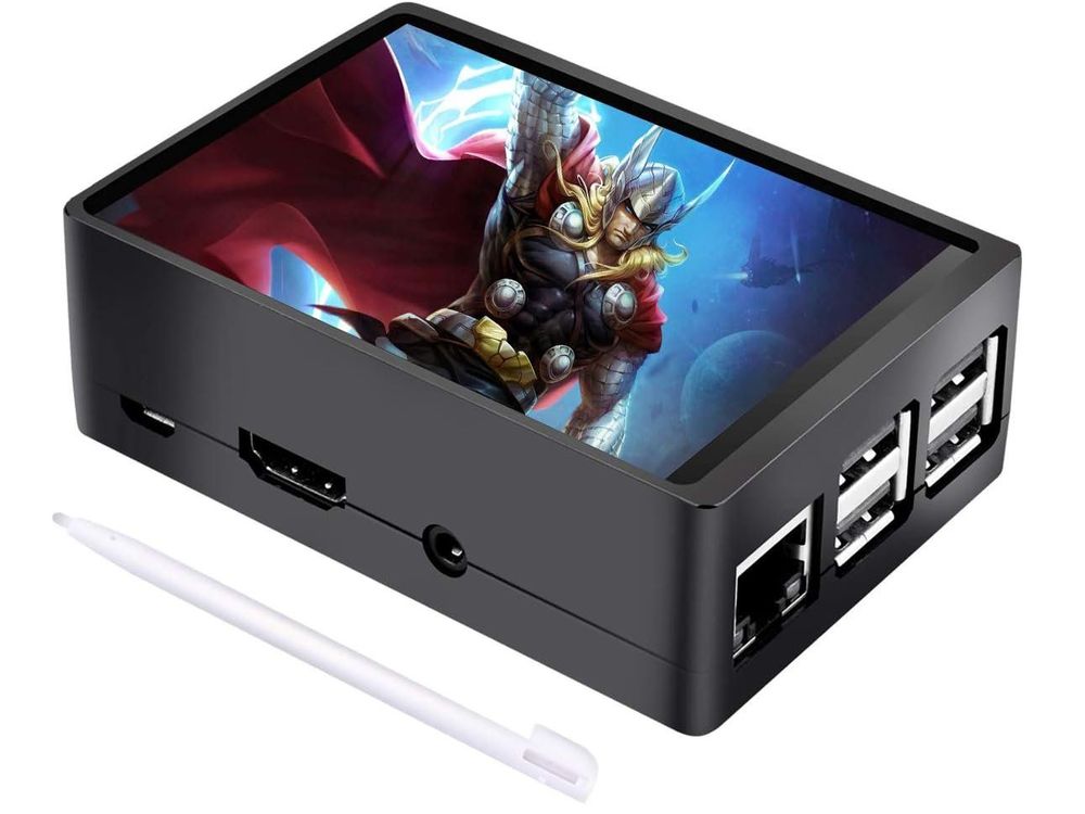 Raspberry Pi 3 Model B mit integriertem 3.5 inch-Monitor (Gebraucht) in ...