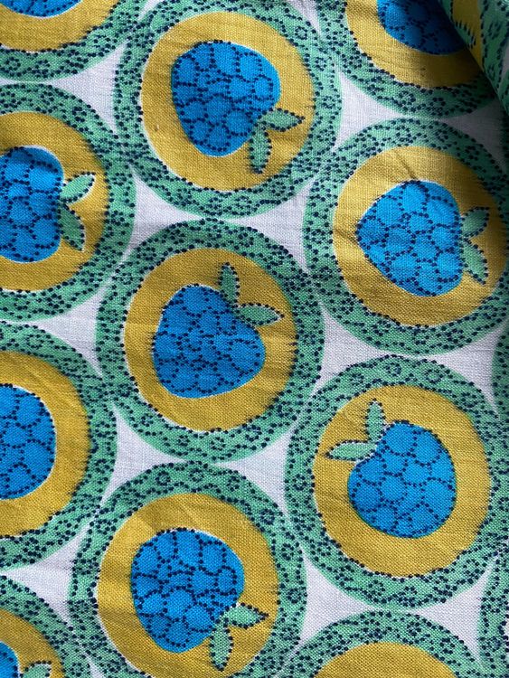 vintage retro stoff baumwolle ca. 185cm x 75cm neu | Kaufen auf Ricardo