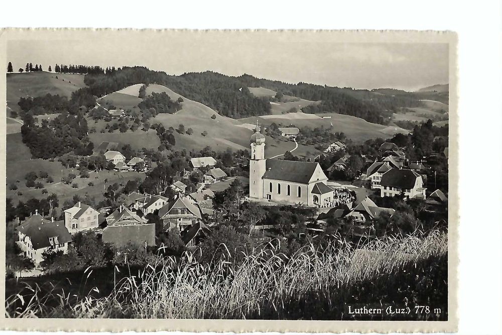 LUTHERN 1948, Kirche, Dorf (Gebraucht) in Thun für CHF 3.9 – mit Lieferung auf Ricardo kaufen