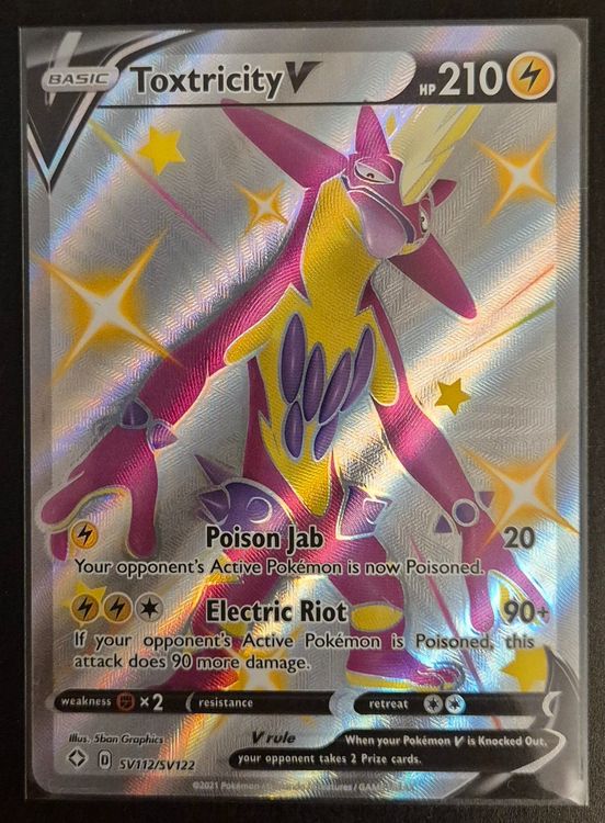 Pokémon Toxtricity V Shining Fates EN (Neu (gemäss Beschreibung)) in ...