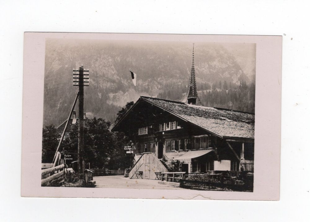 Gsteig Saanen Hotel Bären Foto AK 1916 (Gebraucht) in Rapperswil für CHF 2 – mit Lieferung auf ...