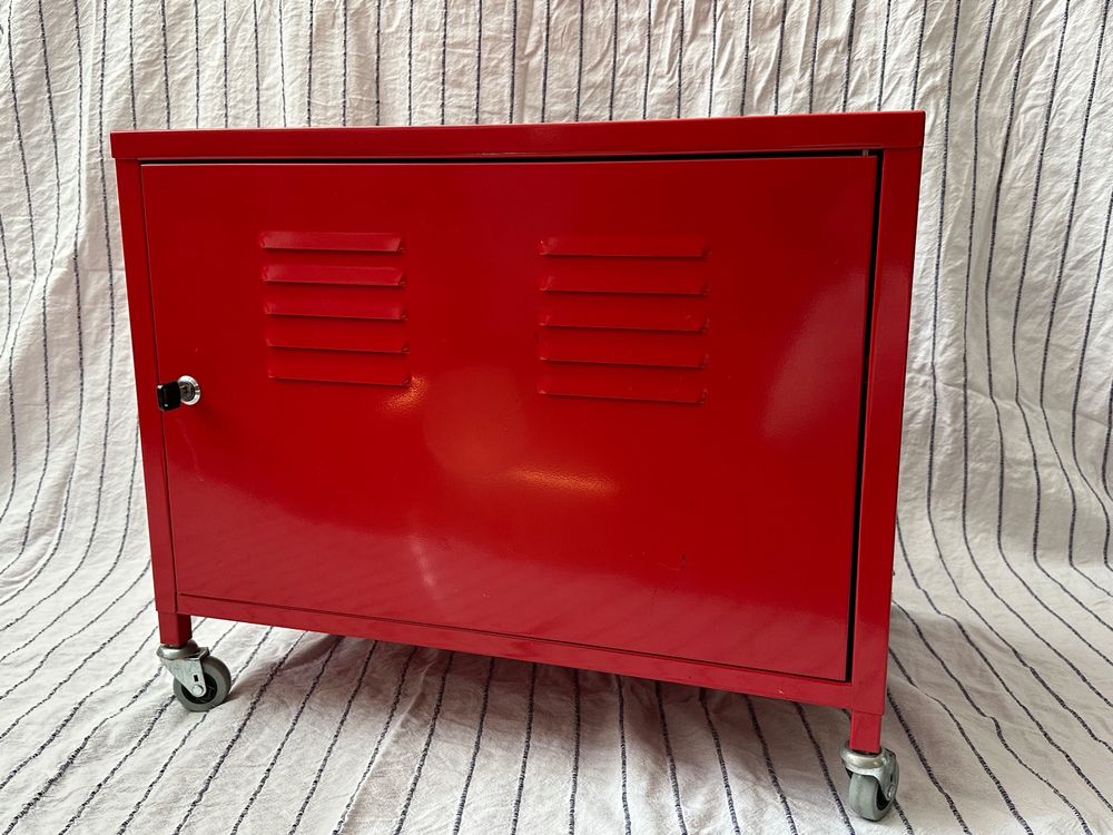 Rollcontainer blech stabil (40h x 60b x 40t) ROT | Kaufen auf Ricardo