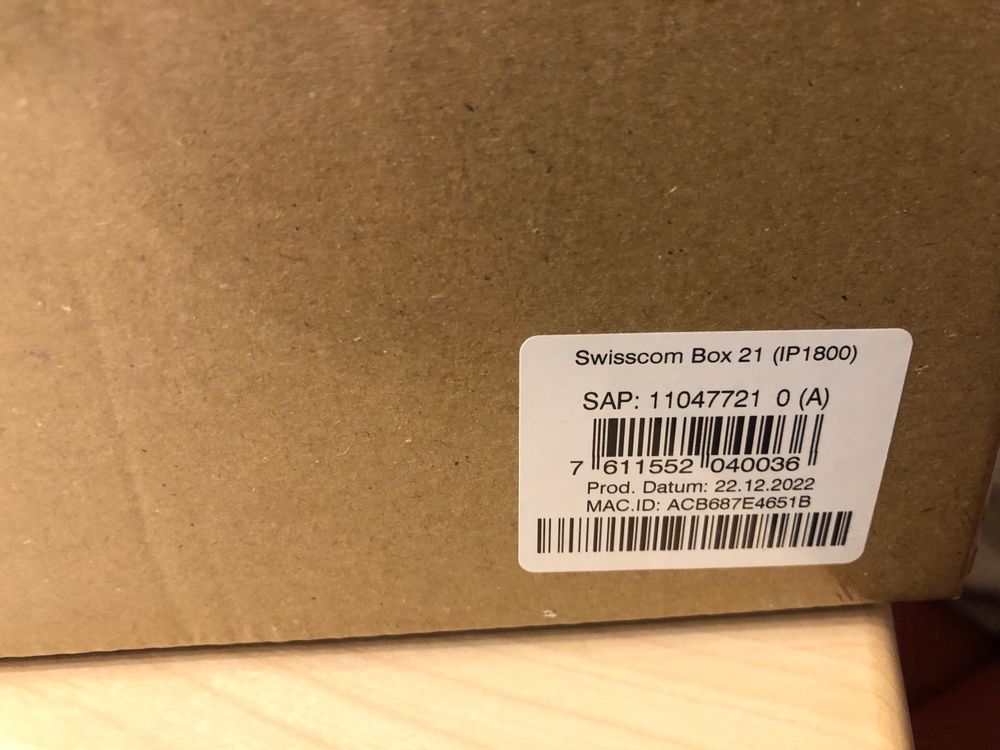 Swisscom Box 21 neu Orginalverpackt (Neu und originalverpackt) in Ibach ...