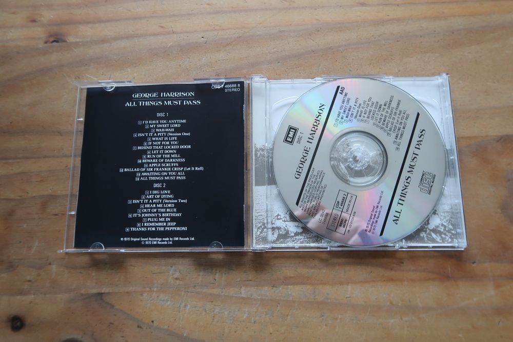 GEORGE HARRISON - ALL THINGS MUST PASS - EX BEATLES - 2x CD (Gebraucht) in Basel für CHF 14 ...