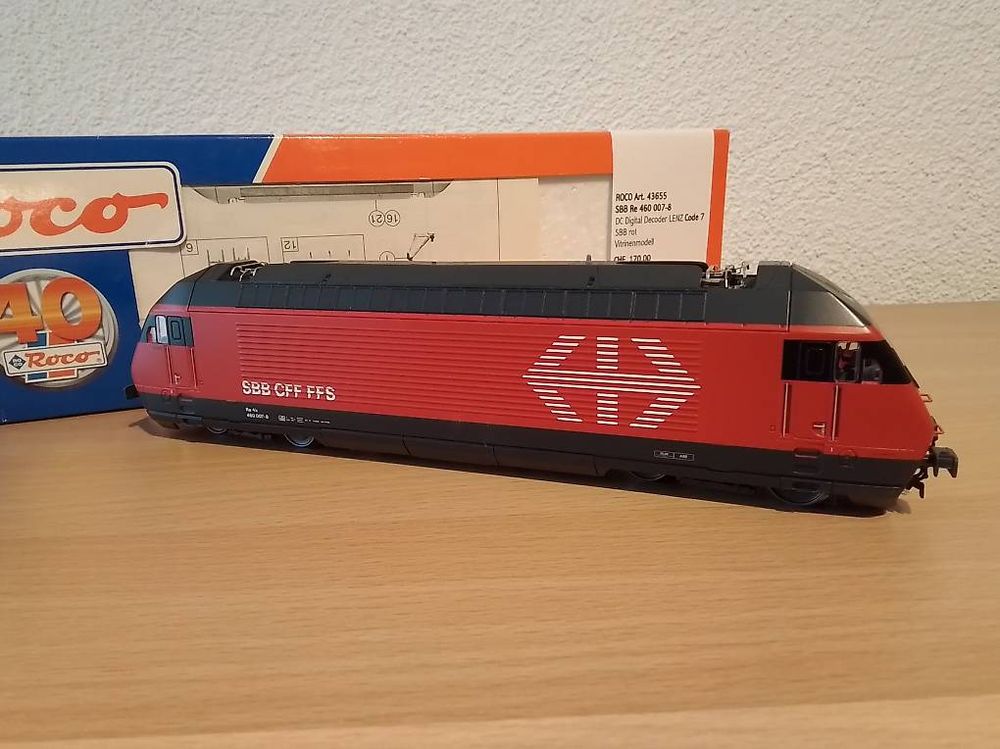 ROCO SBB 460 007-8 Artikel 43655 DC Digital Lenz (Neu (gemäss ...