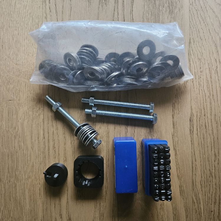 🔐 Set lettres métal + support pour seed crypto – complet (Neuf (Voir ...