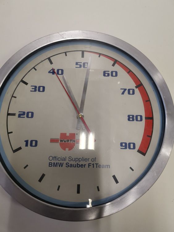 Spezielle Würth Wanduhr BMW Sauber F1 Team (Gebraucht) in Künten für ...