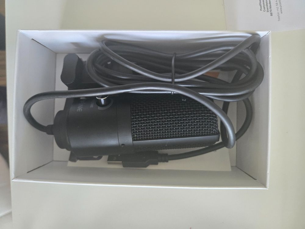 FIFINE K669B USB Mikrofon – Wie Neu (Neu und originalverpackt) in ...