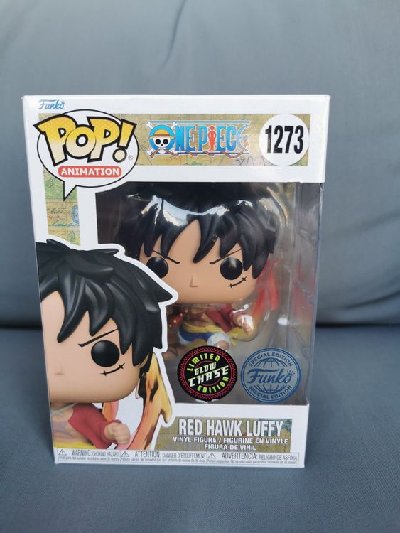 Funko Pop! One Piece- Red Hawk Luffy Limited Chase Edition | Kaufen auf ...