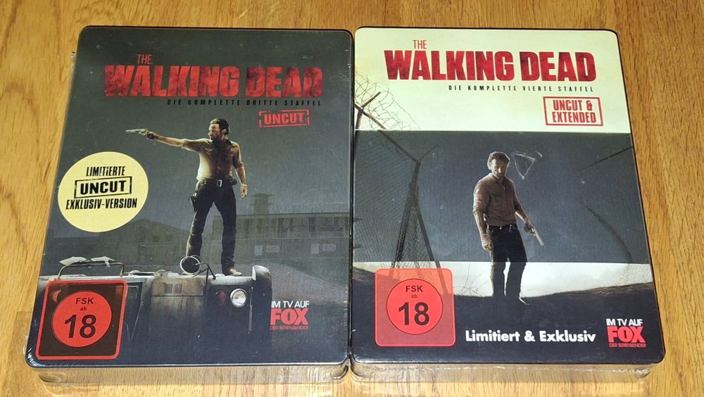 The Walking Dead - Staffeln 3 und 4 - Jumbo-Steelbooks (OVP) (Neu und ...