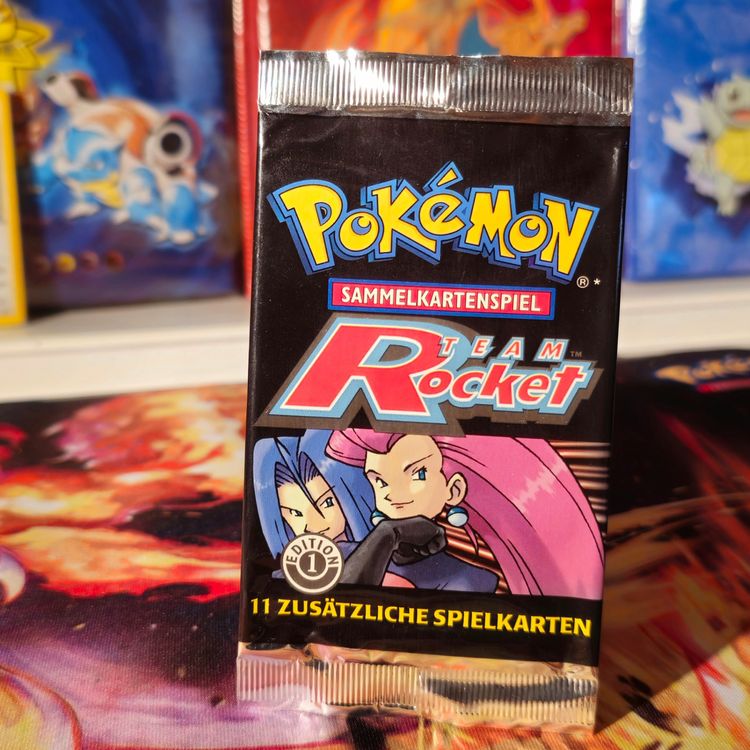 Pokemon - Booster - Team Rocket - 1. Edition - DE - leer (Gebraucht) in ...