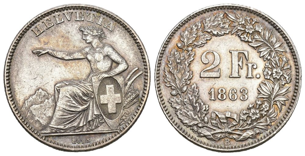 Schweiz 1863 (Gebraucht) in Bern für CHF 495 – mit Lieferung auf Ricardo kaufen